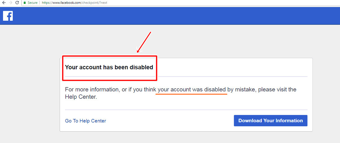 Facebook Account Disabled ? Here's How To Recover
