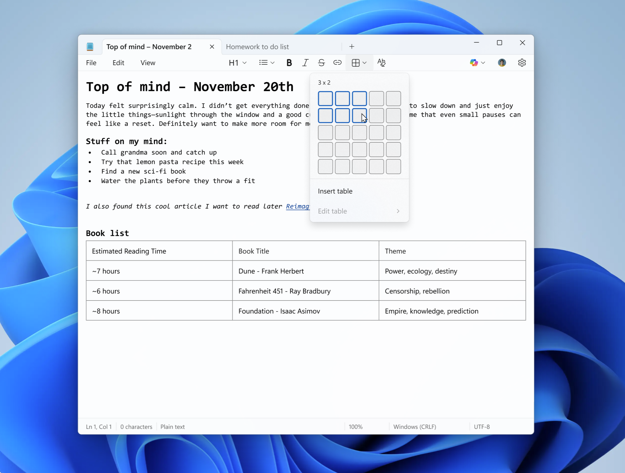 Microsoft Rolls Out New Notepad Update with Table Support and Faster AI ...