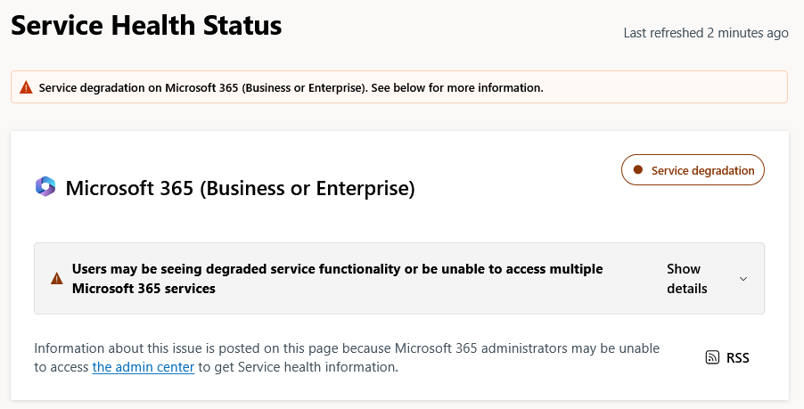 Microsoft 365 Outage Disrupts Access to Emails, Files, and Cloud Services